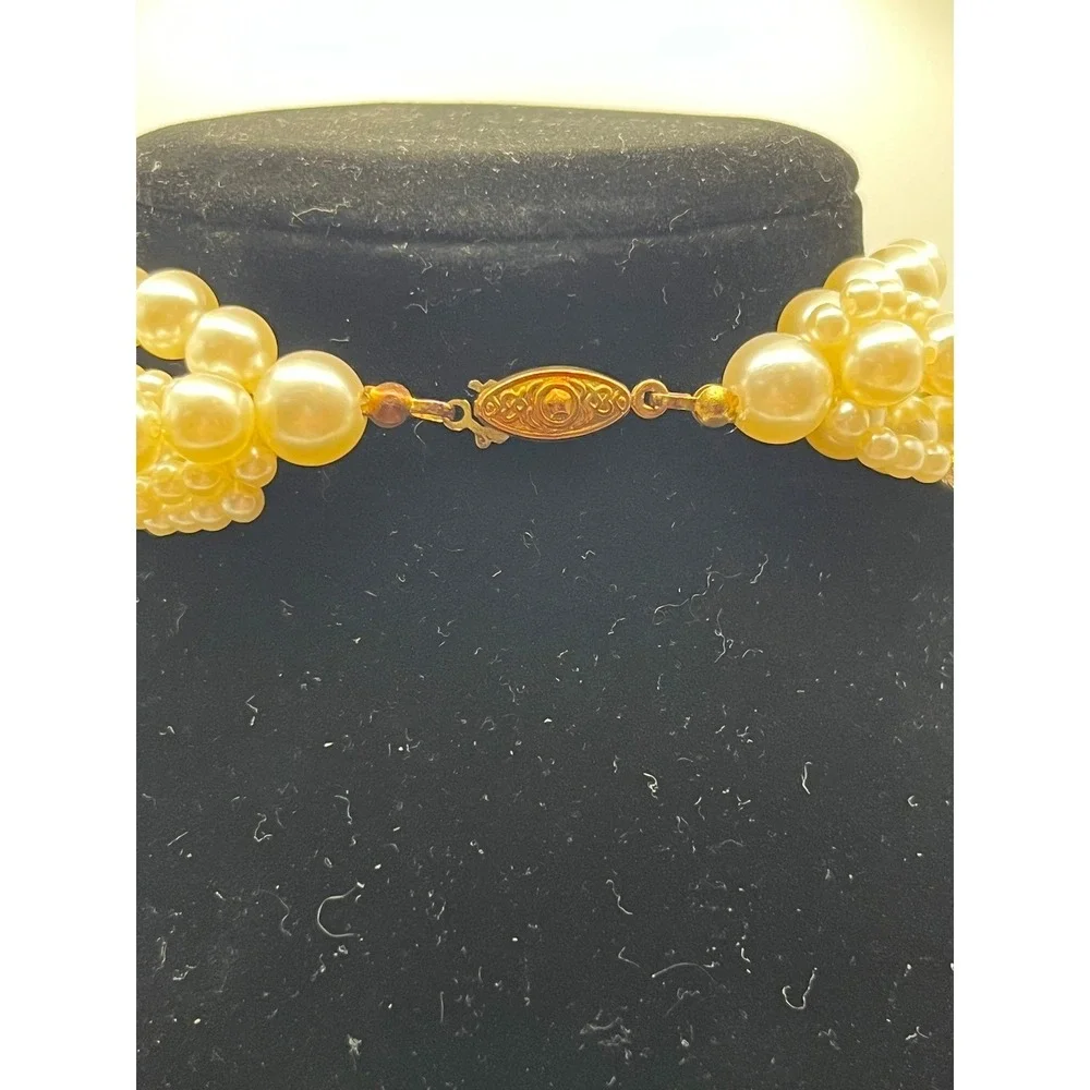 The Unbranded Brand | Jewelry | Chunky Multi Strand Faux Pearl Gold ...